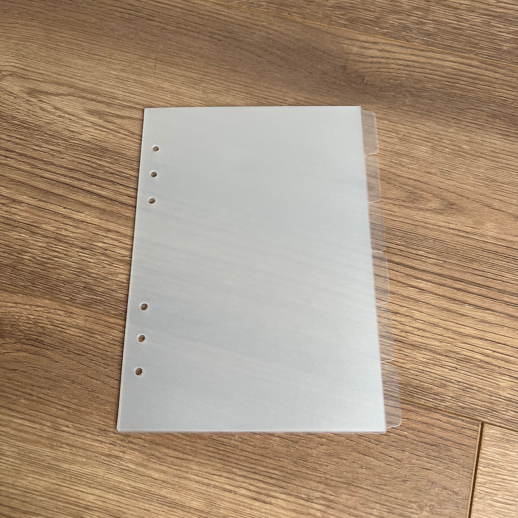 Register / Index für A6 Binder - Frosty White – TinyTedd GmbH
